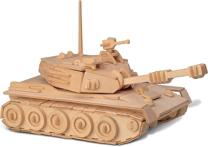 Tank Wood Craft Construction Model Kit - 163 Pieces – Doodlebug's ...
