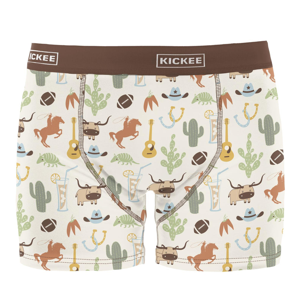 Men's Boxer Brief in Natural Rodeo – Doodlebug's Children's Boutique