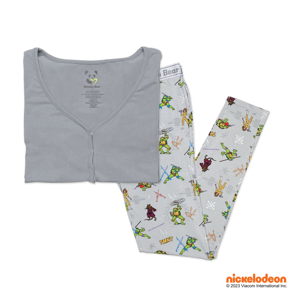 Classic Bamboo Women's Pajama Set: Teenage Mutant Ninja Turtles Retro ...